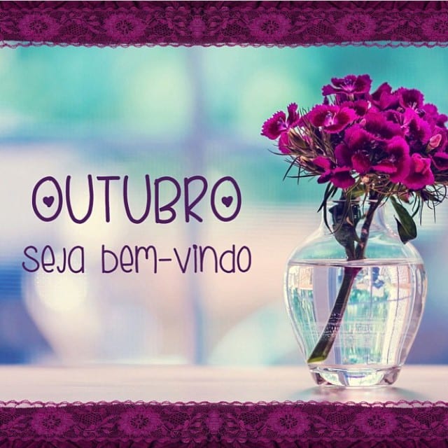 Bem-vindo, outubro - Belas Mensagens