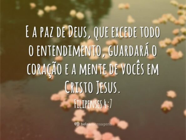 A paz de Deus - Belas Mensagens