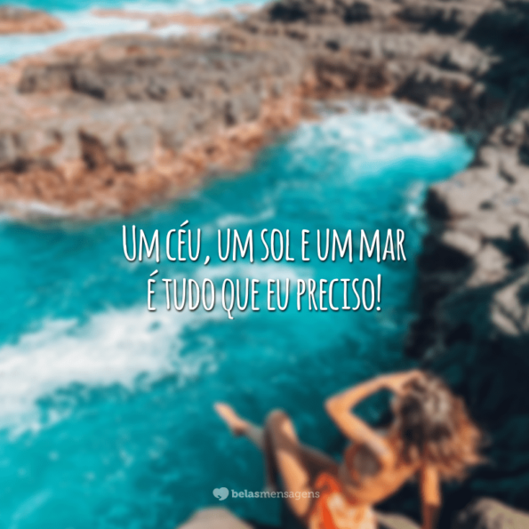 55 frases de praia para você se jogar de corpo e alma