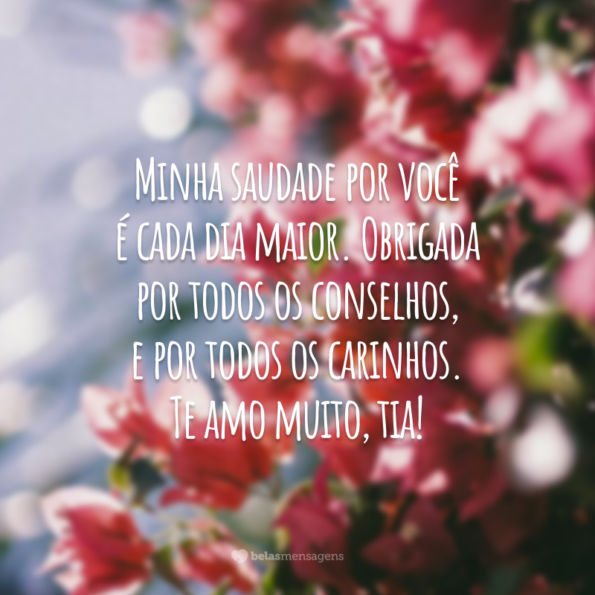 45 mensagens para tia que descrevem um amor sincero