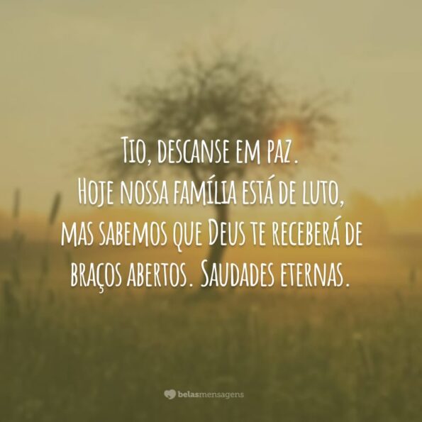 35 frases de luto para tio que te ajudarão a colocar sua dor em palavras