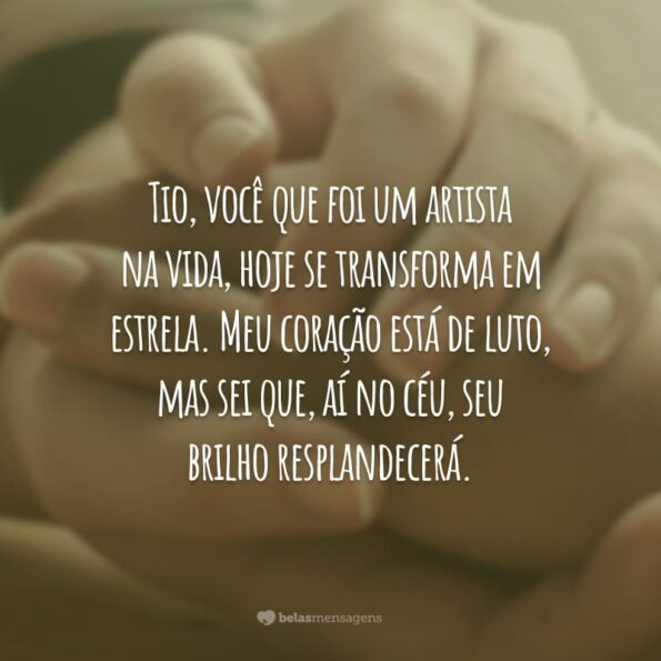 35 frases de luto para tio que te ajudarão a colocar sua dor em palavras